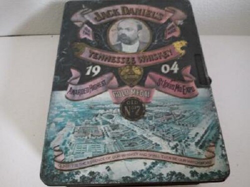 Jack Daniels OLD NO. 7 Hinged Tin Box, Very Rare, Stamped 1904 ...