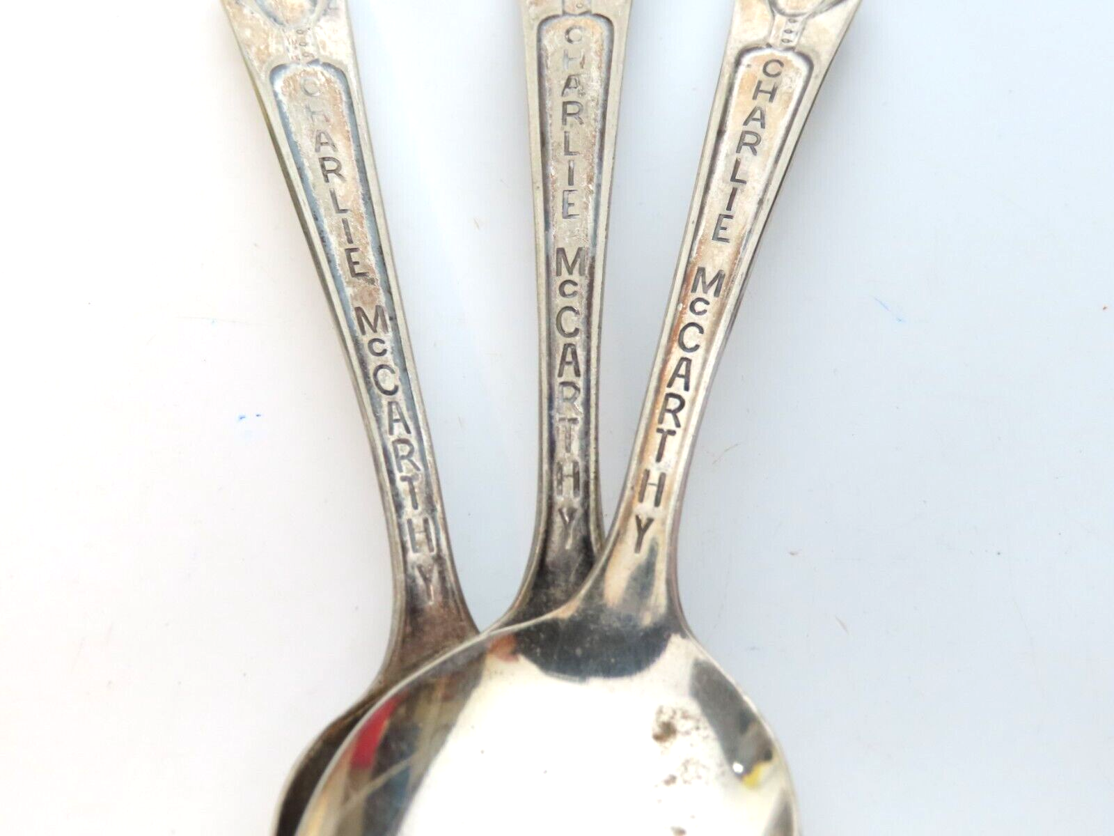 3 Charlie McCarthy Duchess Silver Plate Spoons Vintage | eBay