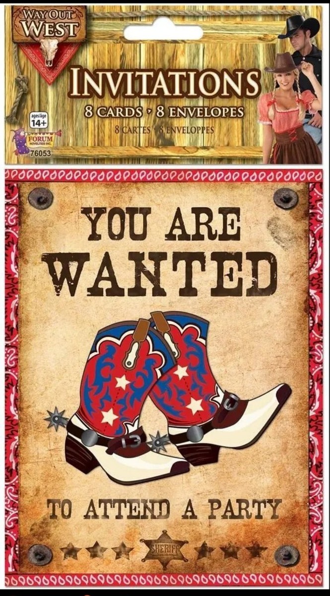 Cowboy Themed Birthday Card Templates Page 4 | Cowboy Theme Template