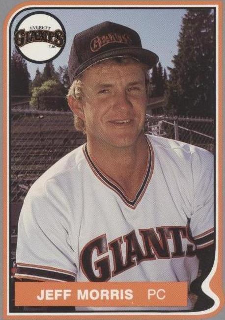 1987 Pacific Cramer Everett Giants - Jeff Morris #26 (RC) for sale ...