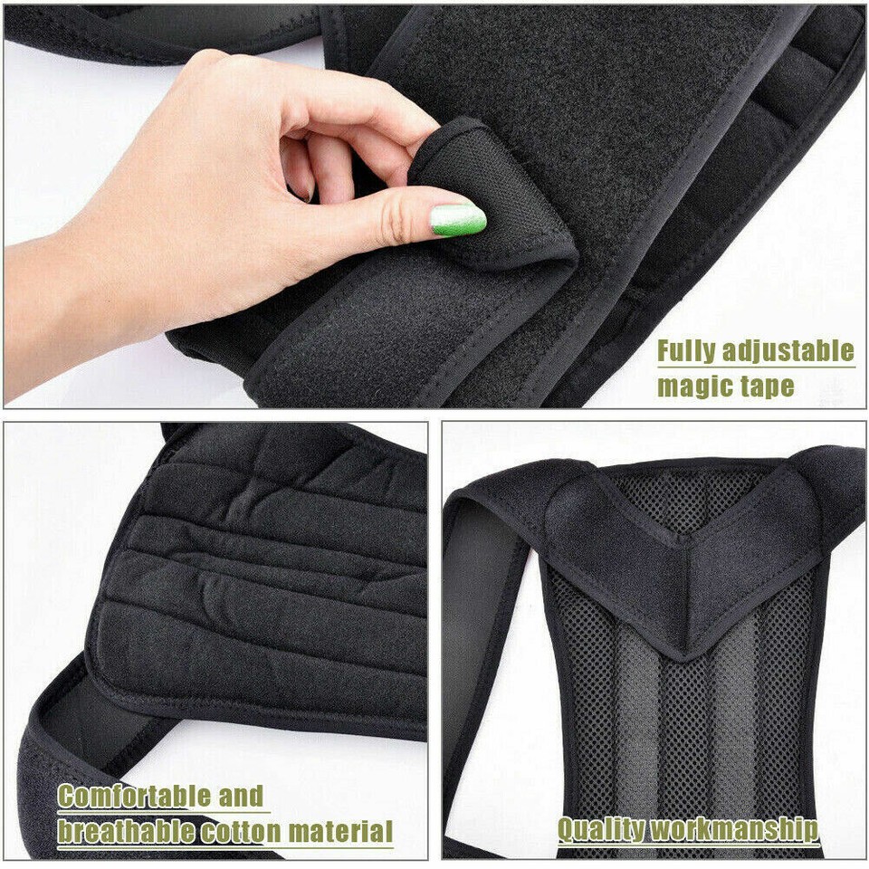 Copper Compression Posture Corrector - Adjustable Posture Support Back ...