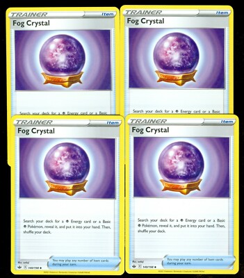 Pokemon FOG CRYSTAL 140/198 Chilling Reign - - MINT 4X | eBay