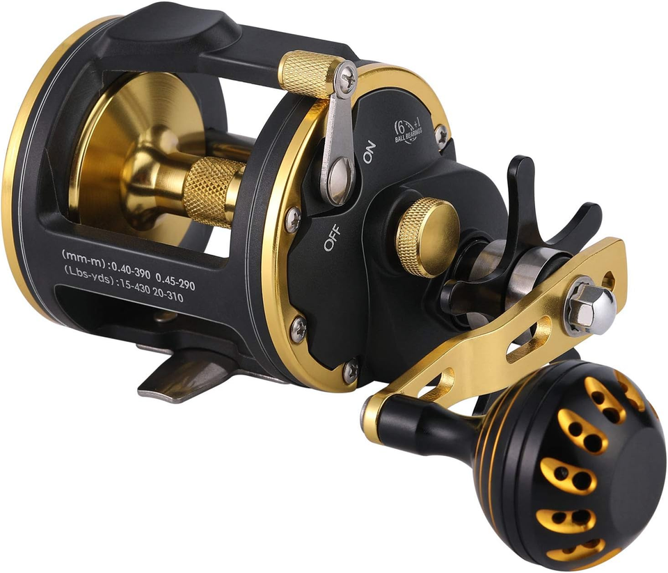 Trolling Reel Saltwater Level Wind Reels, Drag Reels Boat Fishing Ocean ...