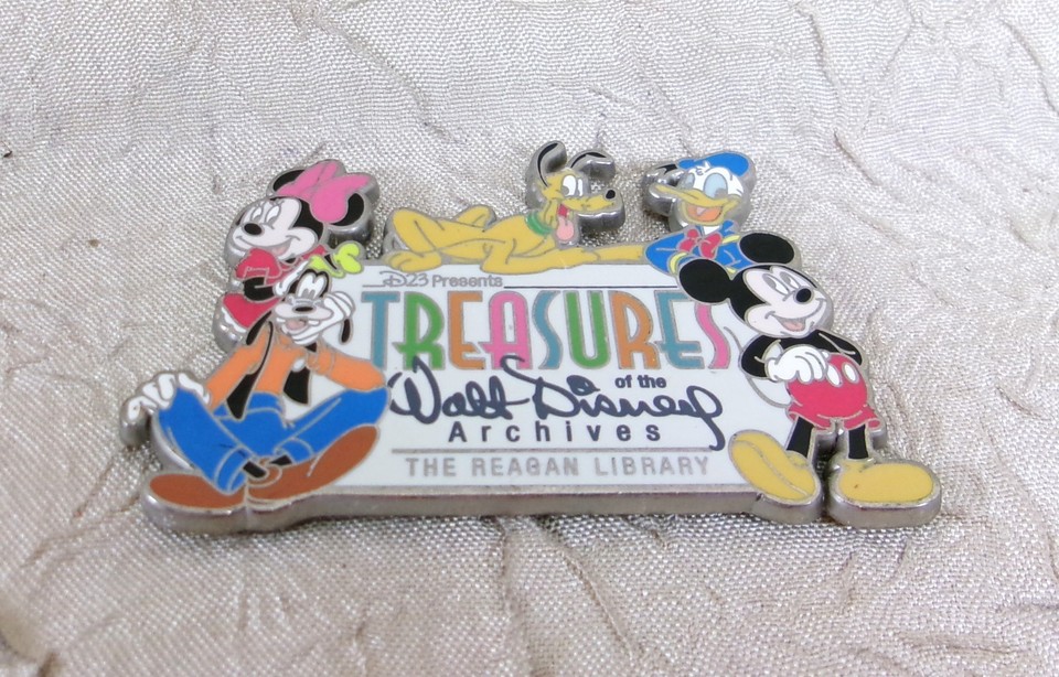 Treasures Of The Walt Disney Archives Reagan Library Metal Magnet ...