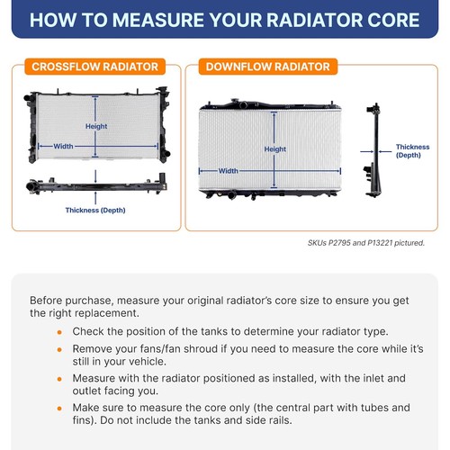 Radiator For 2010-16 Mercedes Benz E350 2008-09 C230 2008-15 C350 ...