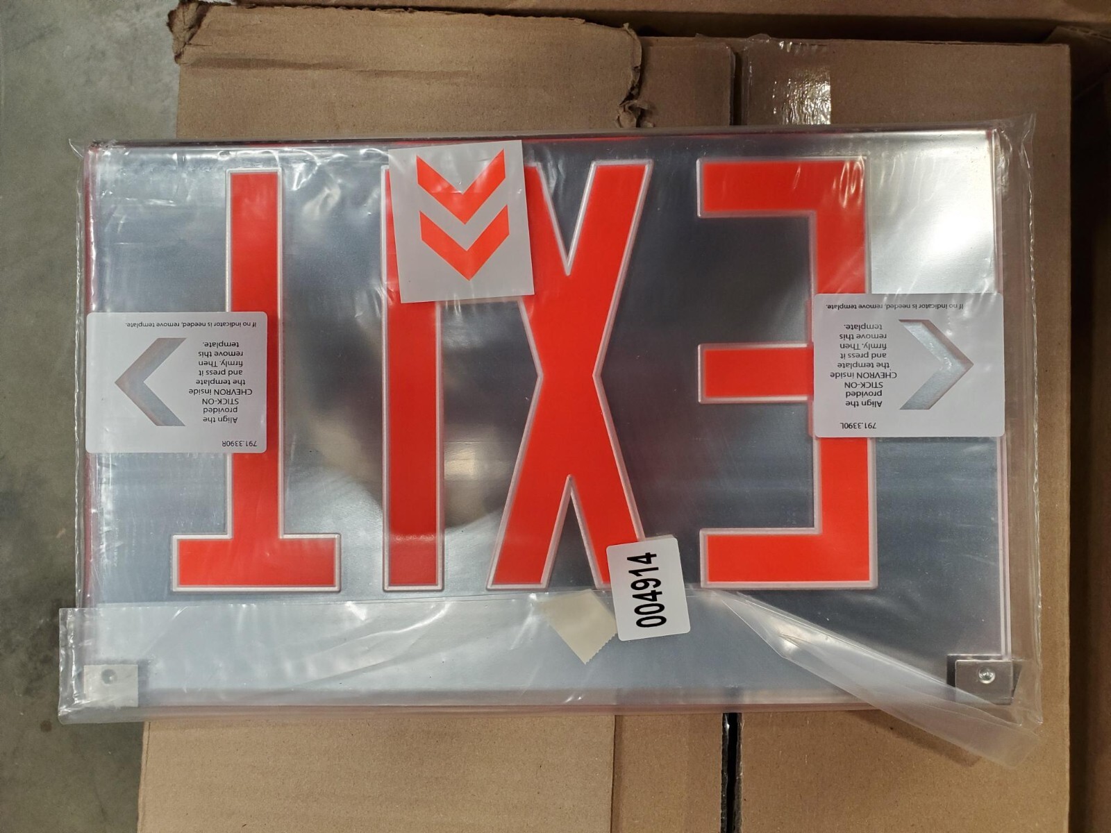 EMERGI-LITE Prestige Series Edge-Lit LED Exit Sign | eBay