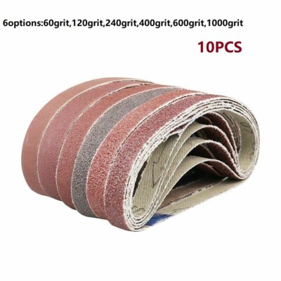 Premium Quality 457*13mm Sanding Belts Reliable Sandpaper Bands 10pcs ...