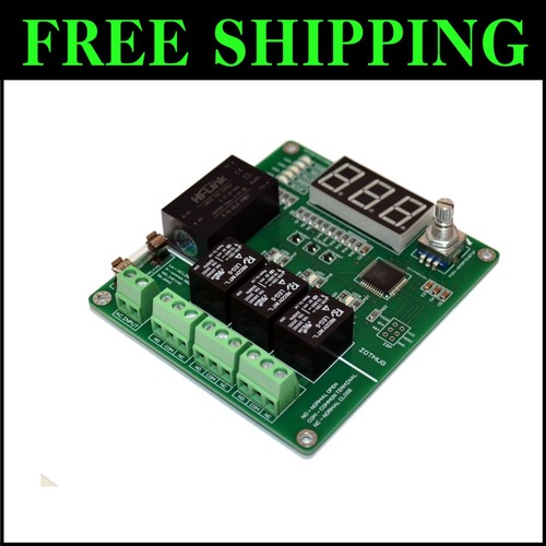 High-Efficiency 3-Channel Traffic Signal Relay with Integrated Status ...