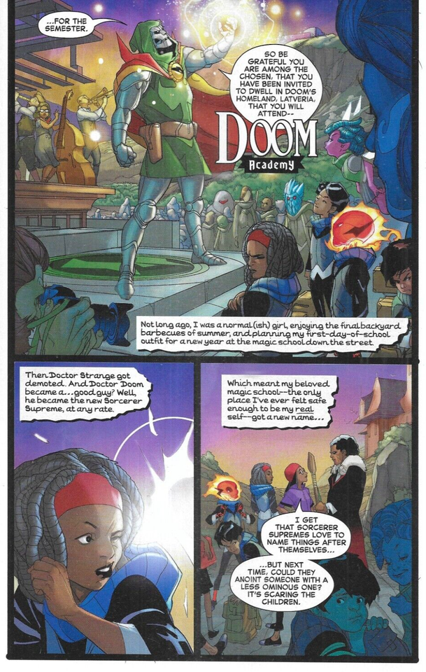 Doom Academy Comic 1 First Print Cover D Ron Lim Variant 2025 Cadenhead ...