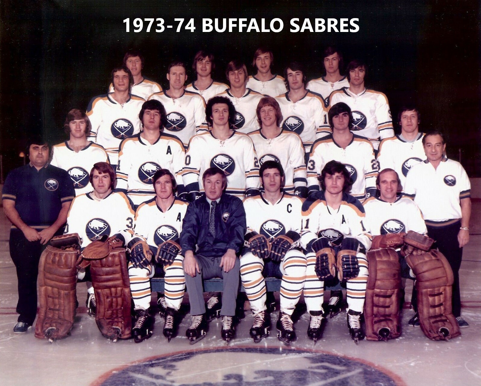 1973-74 BUFFALO SABRES TEAM 8X10 PHOTO HOCKEY PICTURE NHL | eBay