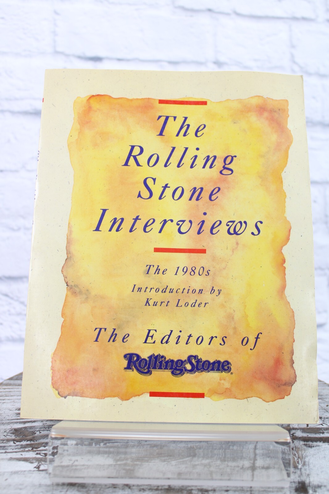 The Rolling Stone Interviews: The 1980s (1989, pb, 1st Edition) Intro ...