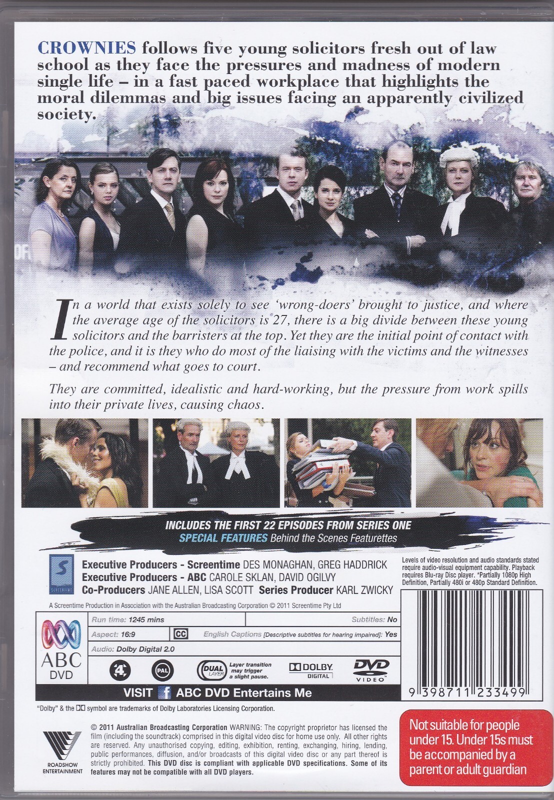 Crownies - Season One - DVD (6 x DVD Region 4 PAL ABC 2011 Australia) | eBay UK