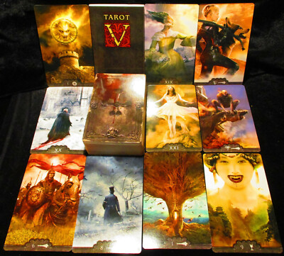 BRAND NEW ~ TAROT V TAROT DECK & BOOK ORACLE VAMPIRES PRIMAL SOUL ...