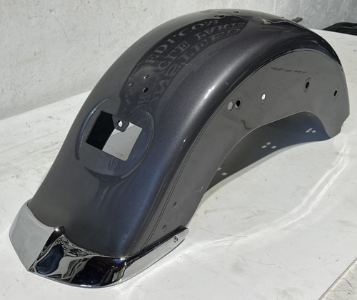 GENUINE HARLEY DAVIDSON 07-17 SOFTAIL FATBOY REAR FENDER GRAY WH | eBay