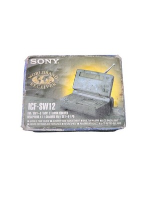 Sony ICF-SW12 World Band Radio Receiver Working Order + Box & Paperwork ...
