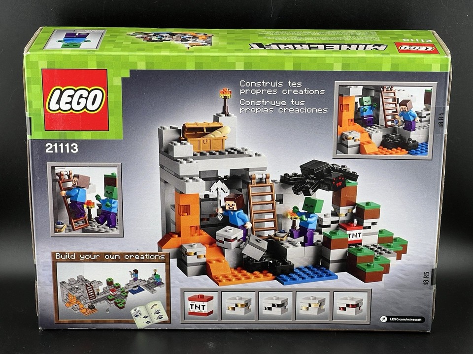 LEGO Minecraft: The Cave Set 21113 New Sealed Box | eBay