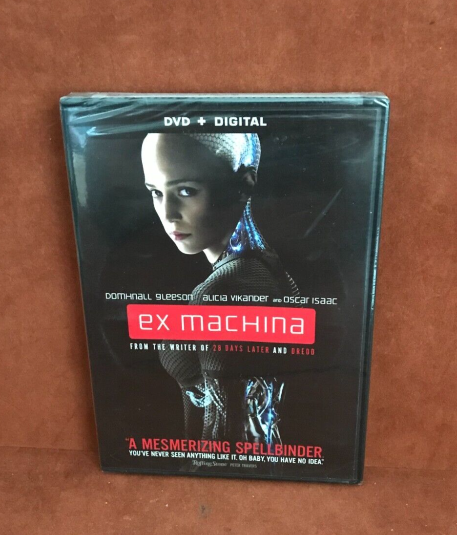 EX MACHINA DVD ~ Domhnall Gleeson ~ Alicia Vikander ~ Oscar Isaac ~ NEW ...