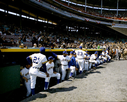 Milwaukee Brewers Dugout Opening Day April 7, 1970 Photo | eBay