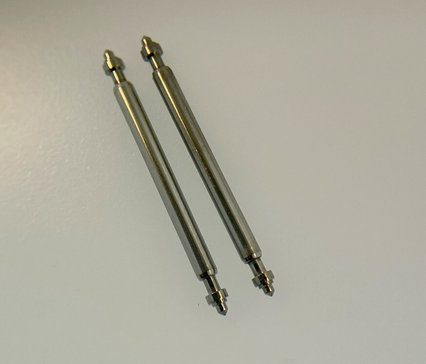 2 PCS Genuine Breitling 24mm Spring Bar S/Steel FIT Bracelet S/Steel | eBay