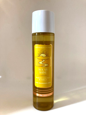 BATH & BODY WORKS SOLAR SHINE RADIANT COCONUT & VANILLA FRAGRANCE MIST ...
