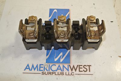Fuse Blocks & Holders - Amp 600 Volt 3-Pole Fuse Block