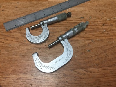 Micrometers - Craftsman Micrometer