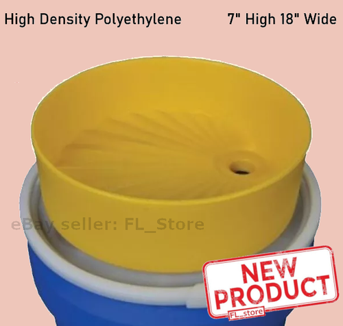 Drum Spill Funnel Barrel Containment High Density Polyethylene 7" High ...
