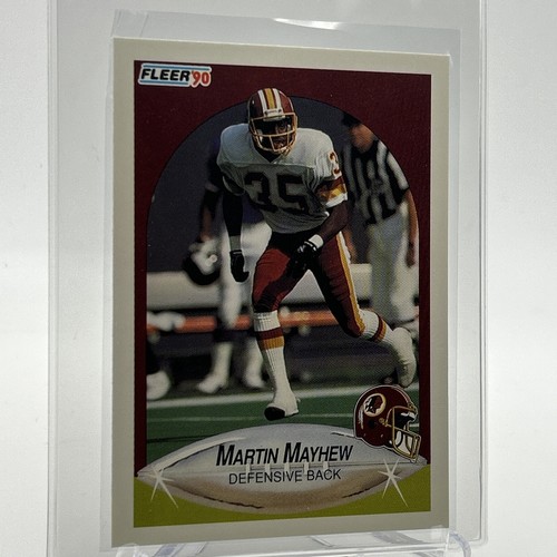 1990 Fleer Update Martin Mayhew Rookie Football Card #U-24 Mint FREE ...