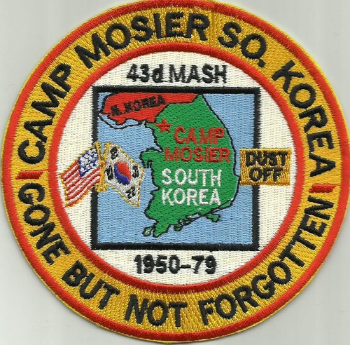 US ARMY BASE PATCH, cAMP MOSIER, SO KOREA, 43rd MASH, 1950-79 Y | eBay