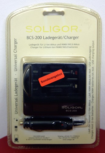 SOLIGOR BCS-200 Ladegerät Batterieladegerät NEUE | eBay.de