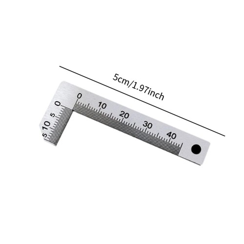 Chamfer Gauge Ruler Carpenter for Outside Inside Engineering Measuring ...