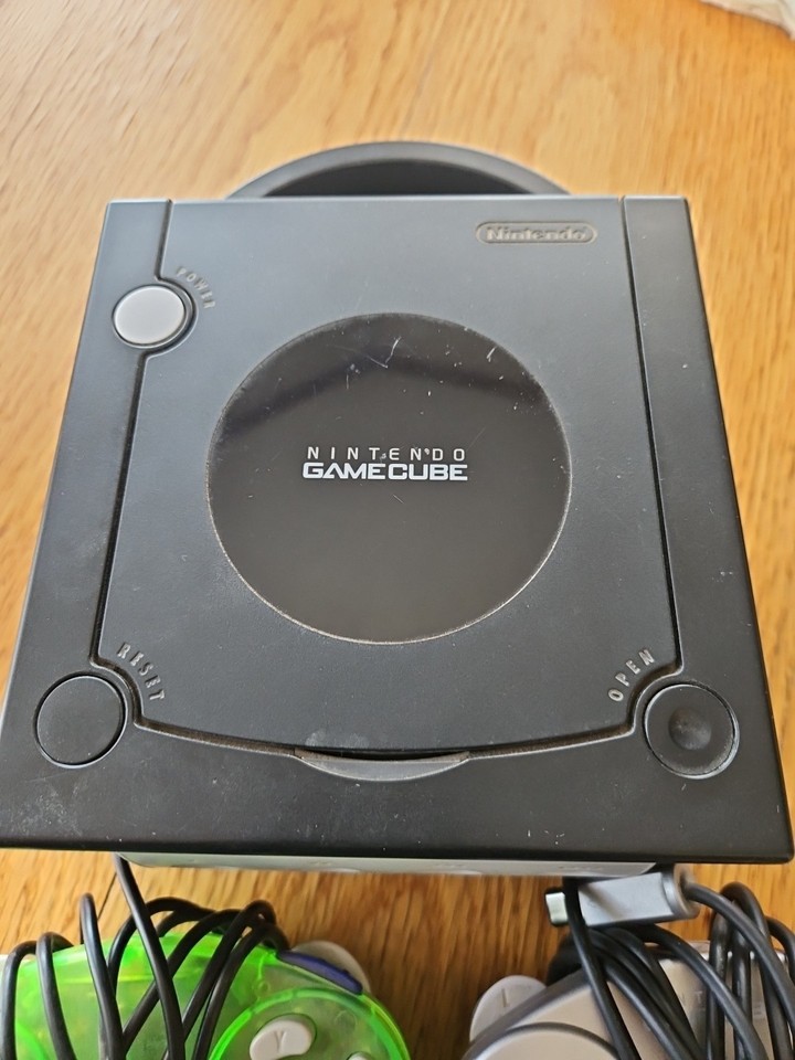 Nintendo GameCube Console System Black w/ Controller, Cables | eBay