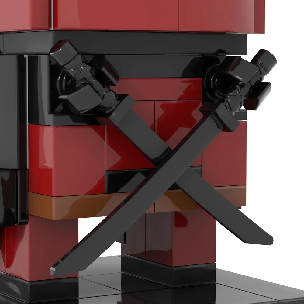 MOC Lego: DeadPool Brickheadz Style Perfect Gift Fast Shipping | eBay