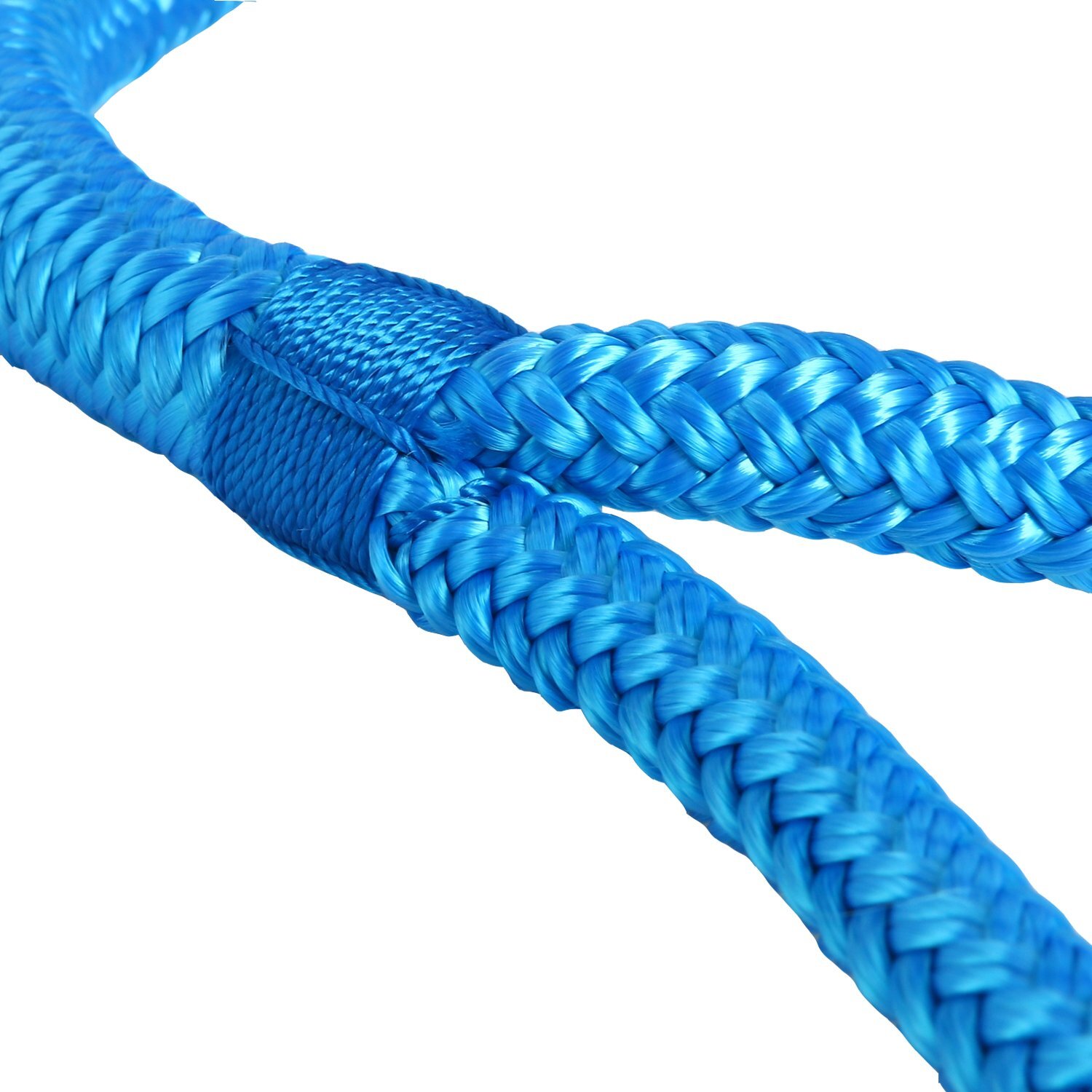 3/4" 25FT Double Braided Nylon Dock Line Marine Mooring Rope Boat Dock ...