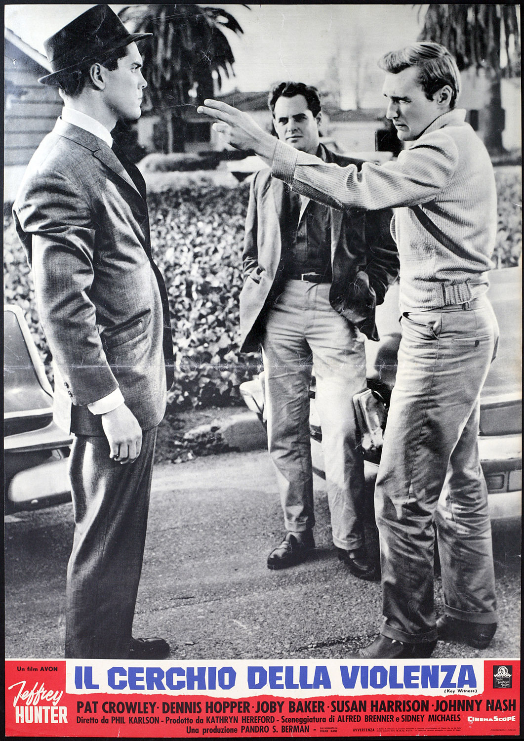 KEY WITNESS orignal movie poster HUNTER, HOPPER, karlson ITALIAN ...