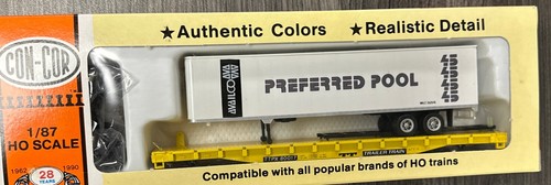 Con-Cor HO Kit #0001-009175 54’ TOFC Kit Trailer Train Flat Preferred ...