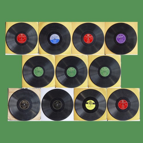 Eleven 78 RPM 10" Records Lot #79: with 1948 Jazz Pop Big Band Vocals ...