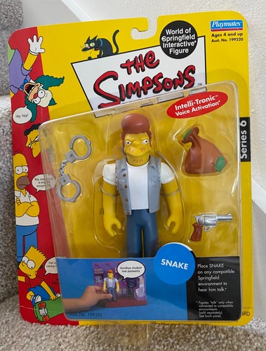 SIMPSONS - SNAKE - PLAYMATES - INTERACTIVE ACTION FIGURE - MOC 2🔥 | eBay