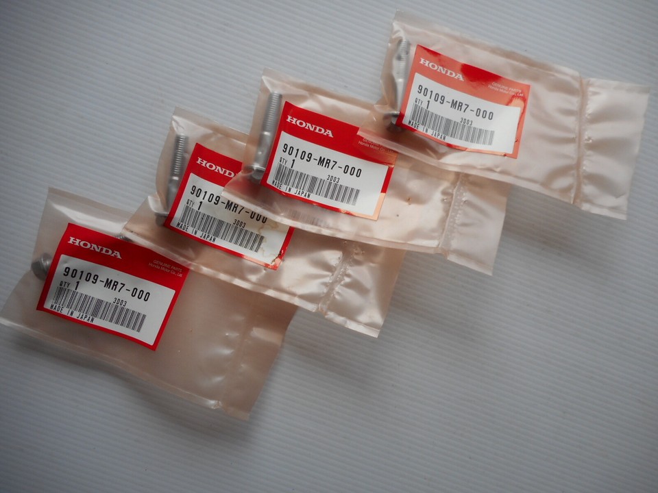 HONDA GENUINE FLANGE BOLTS (8x45mm) ----- 90109-MR7-000 (x4) | eBay ...