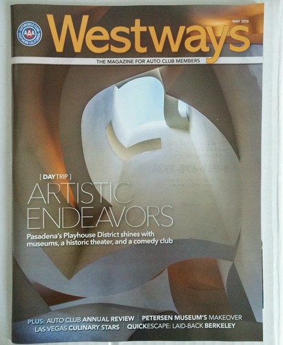 WESTWAYS Magazine for Auto Club Members "ARTISTIC ENDEAVORS" cover May ...