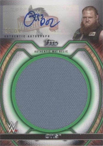 2021 Topps WWE Undisputed - Superstar Mat Relic Autographs Green #M-O ...