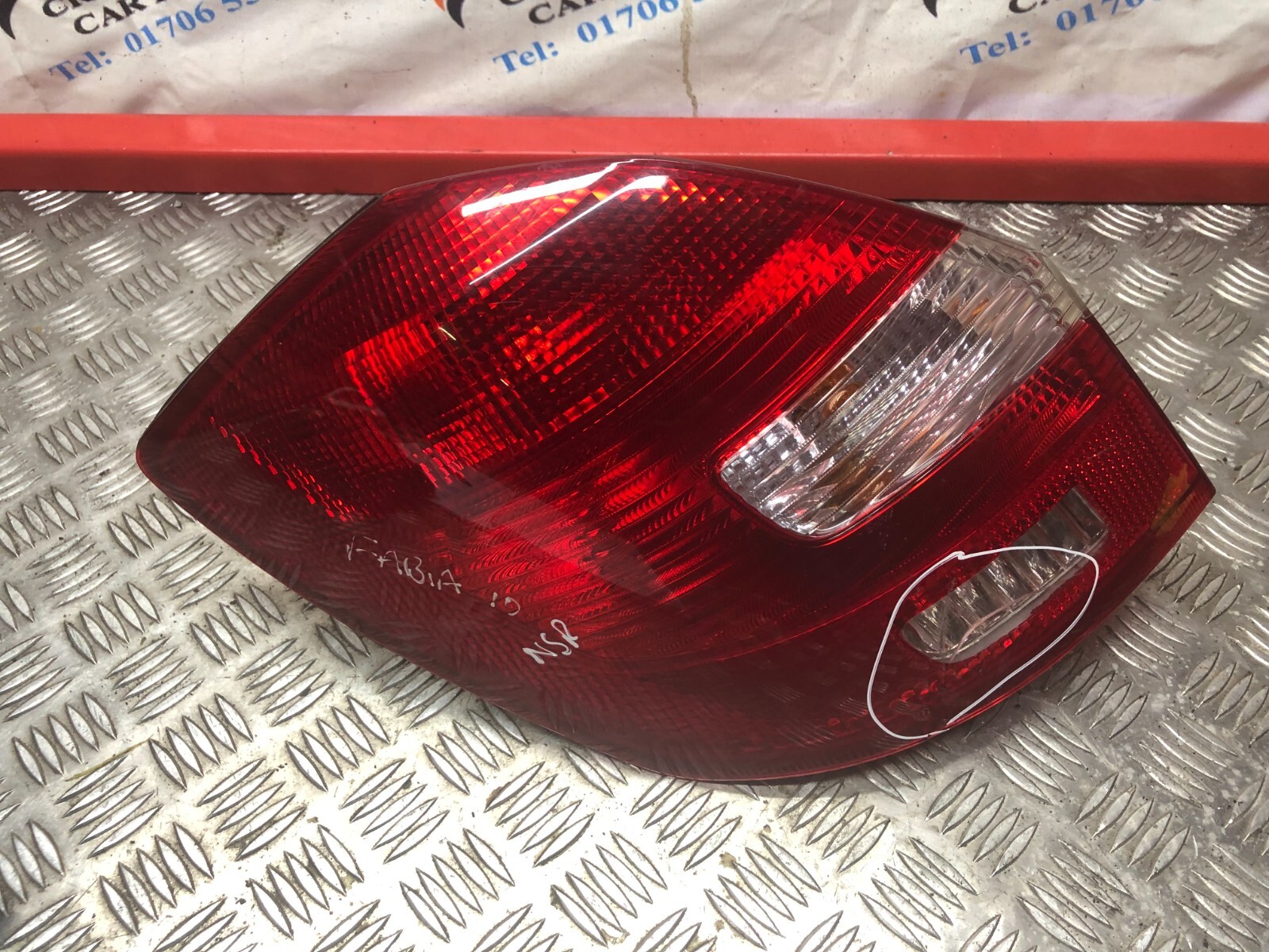 SKODA FABIA 2007-2012 PASSENGER SIDE REAR TAIL LIGHT NSR 5J6945111 ...