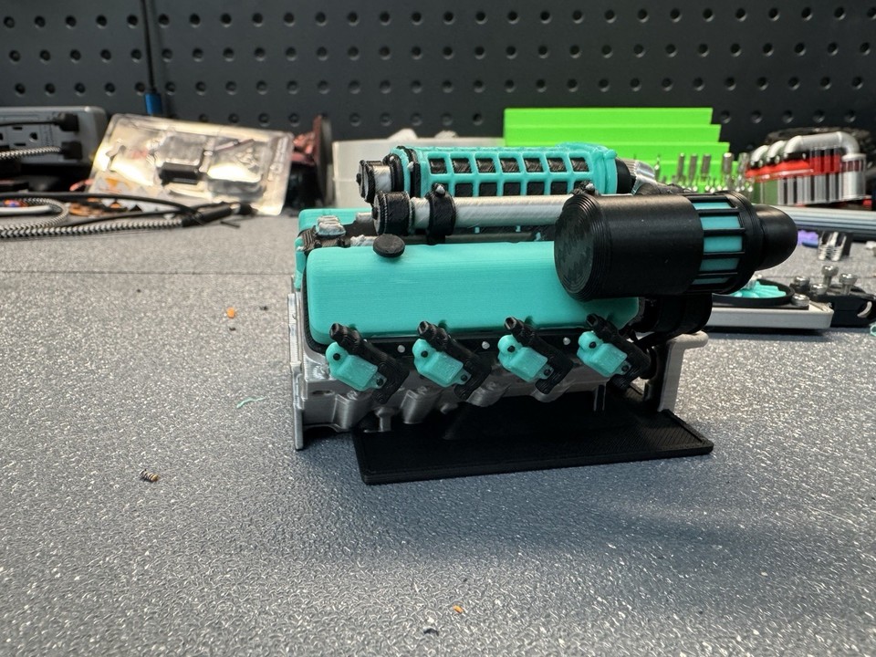 Vanquish H10 Optic Knights Custom Engine Throttle Therapy Teal | eBay