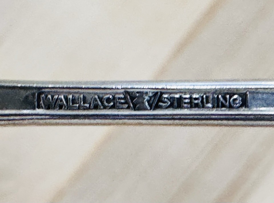 Wallace Rose Point Sterling Silver Flatware Set 83 Pcs Service For 12 ...