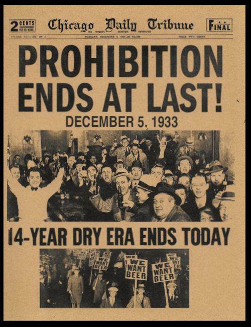 Prohibition Ends