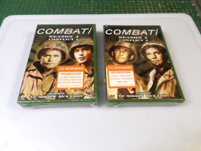 Combat - Season 4: Conflict 1 &2 (2-DVD SETS, 2005) - VIC MORROW - NEW ...
