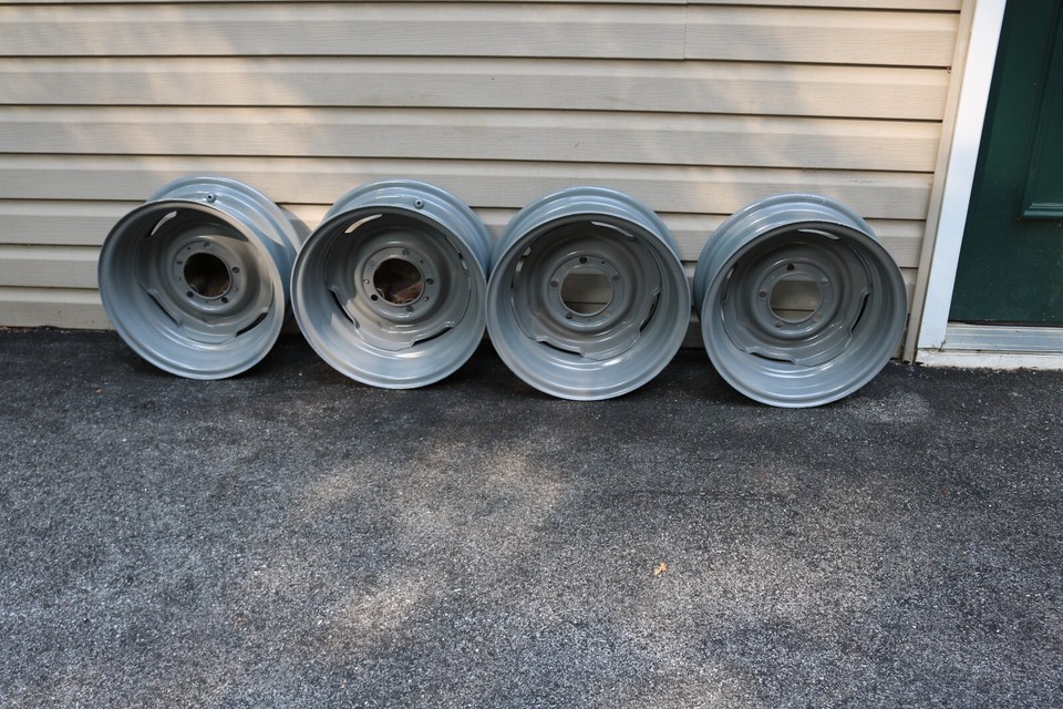 JEEP COMMANDO CJ5 CJ6 CJ7 CJ8 15X6 STEEL WHEELS 5X5.5 BC | eBay