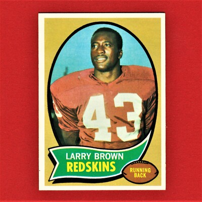 Larry Brown - Rookie - Redskins - 1970 - Topps - #24 - (EX) - A8 | eBay