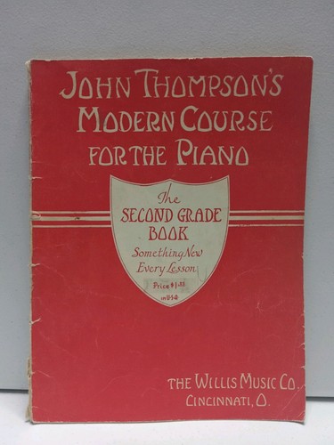 John Thompson's Modern Course for the Piano Third 3rd Grade Book 1938 ...