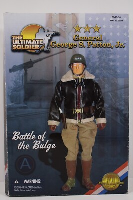 21st Century Toys GENERAL GEORGE S PATTON 1:6 Scale BATTLE OF THE BULGE ...